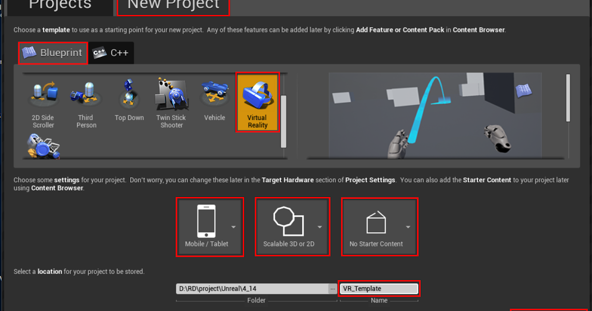 I touchs: Unreal: VR Template