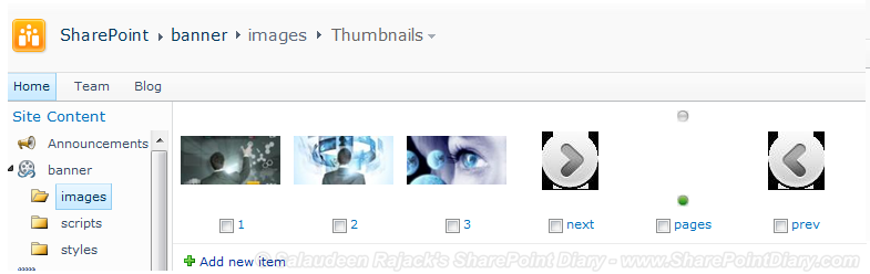 Rotating Banner for SharePoint using jQuery - SharePoint Diary