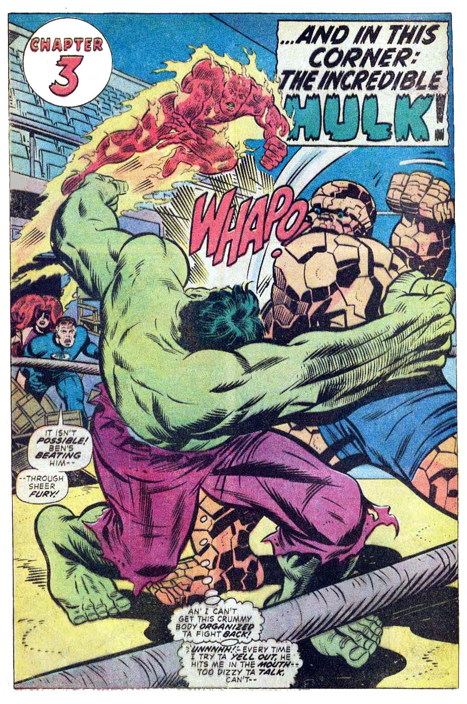 "Hero Envy" The Blog Adventures: HULK VS THING
