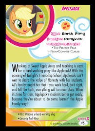 My Little Pony Applejack Series 5 Trading Card | MLP Merch