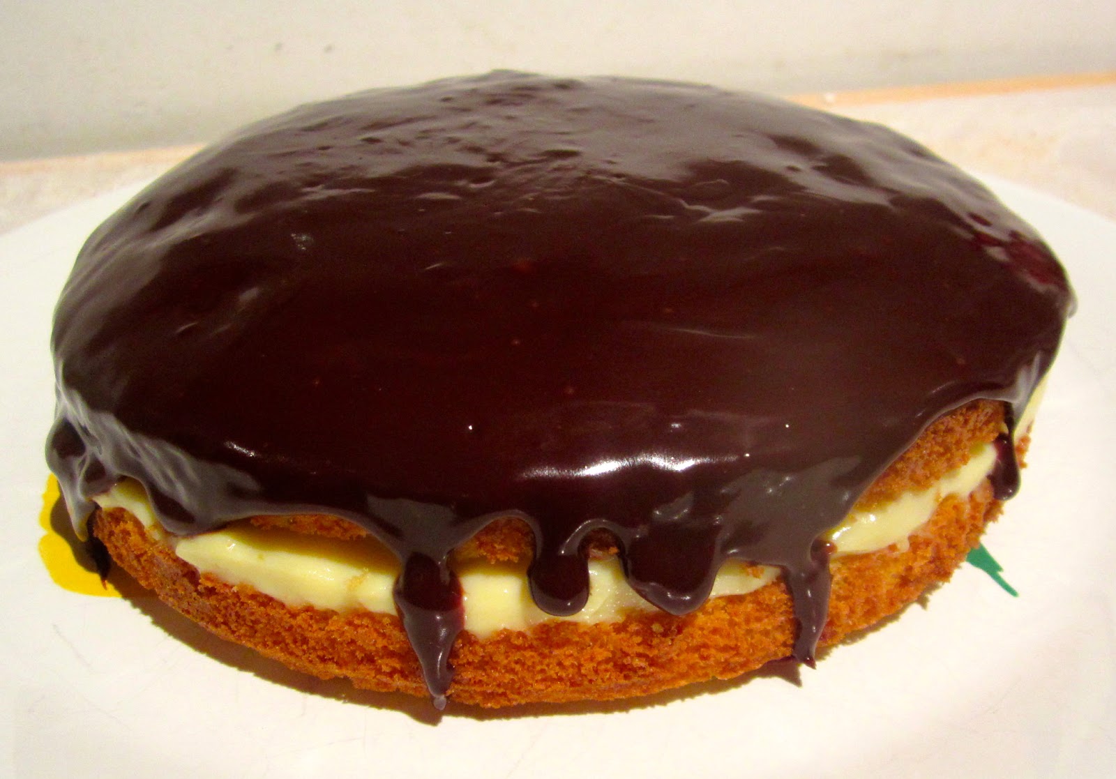 Brot & Meer: BOSTON CREAM PIE - JA, KUCHEN!
