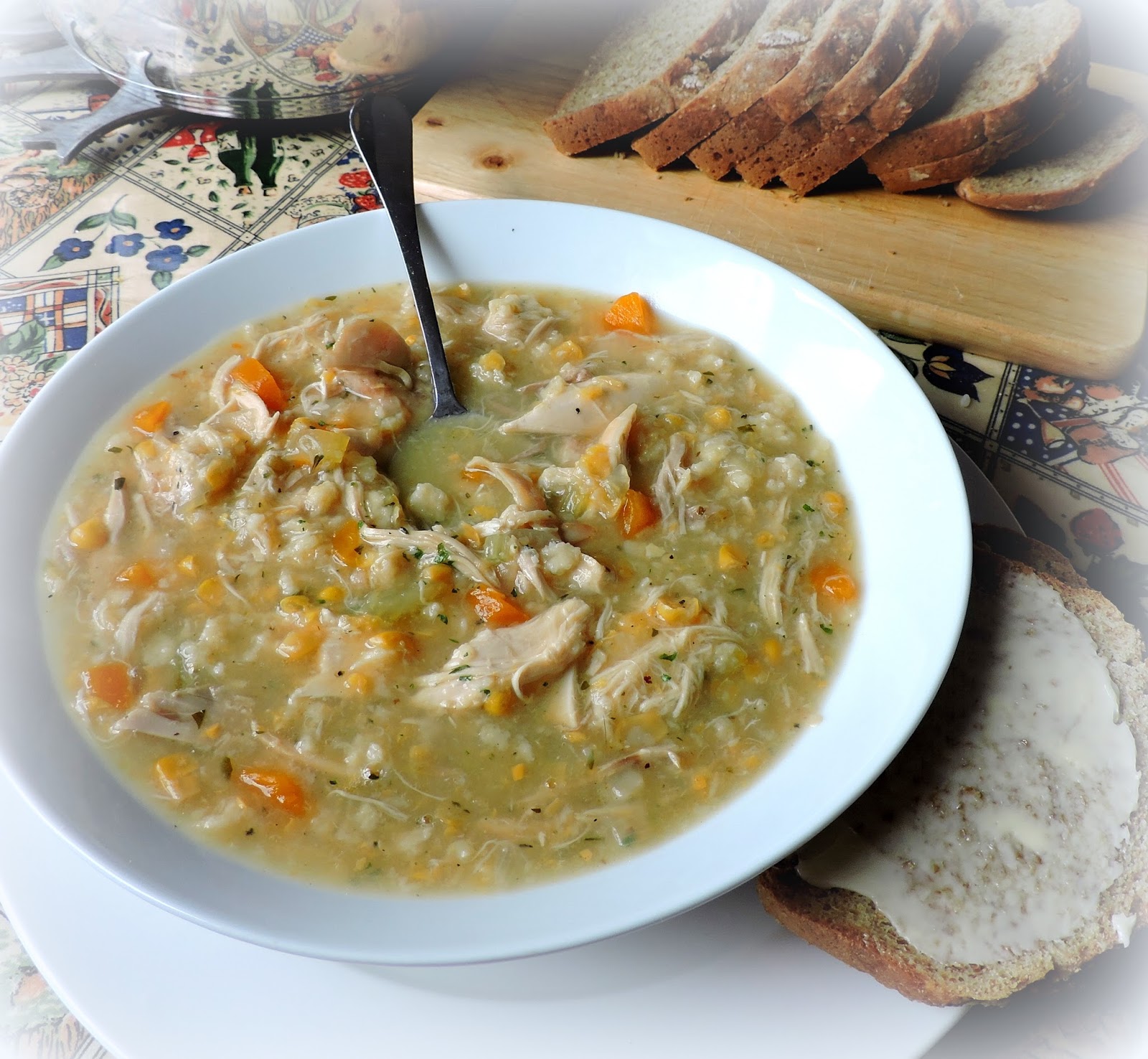 Chicken & Corn Chowder | The English Kitchen