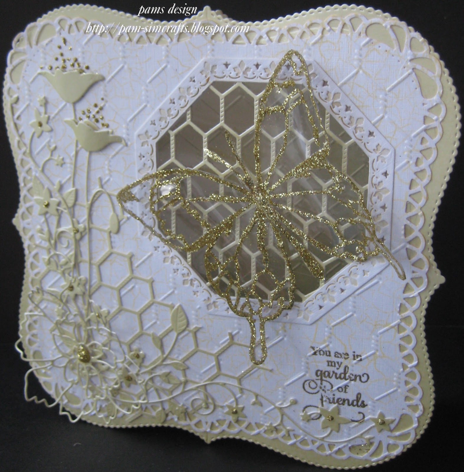 pamscrafts: butterfly window