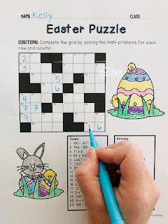 Kelly McCown: Easter & Spring Elementary Math Activities