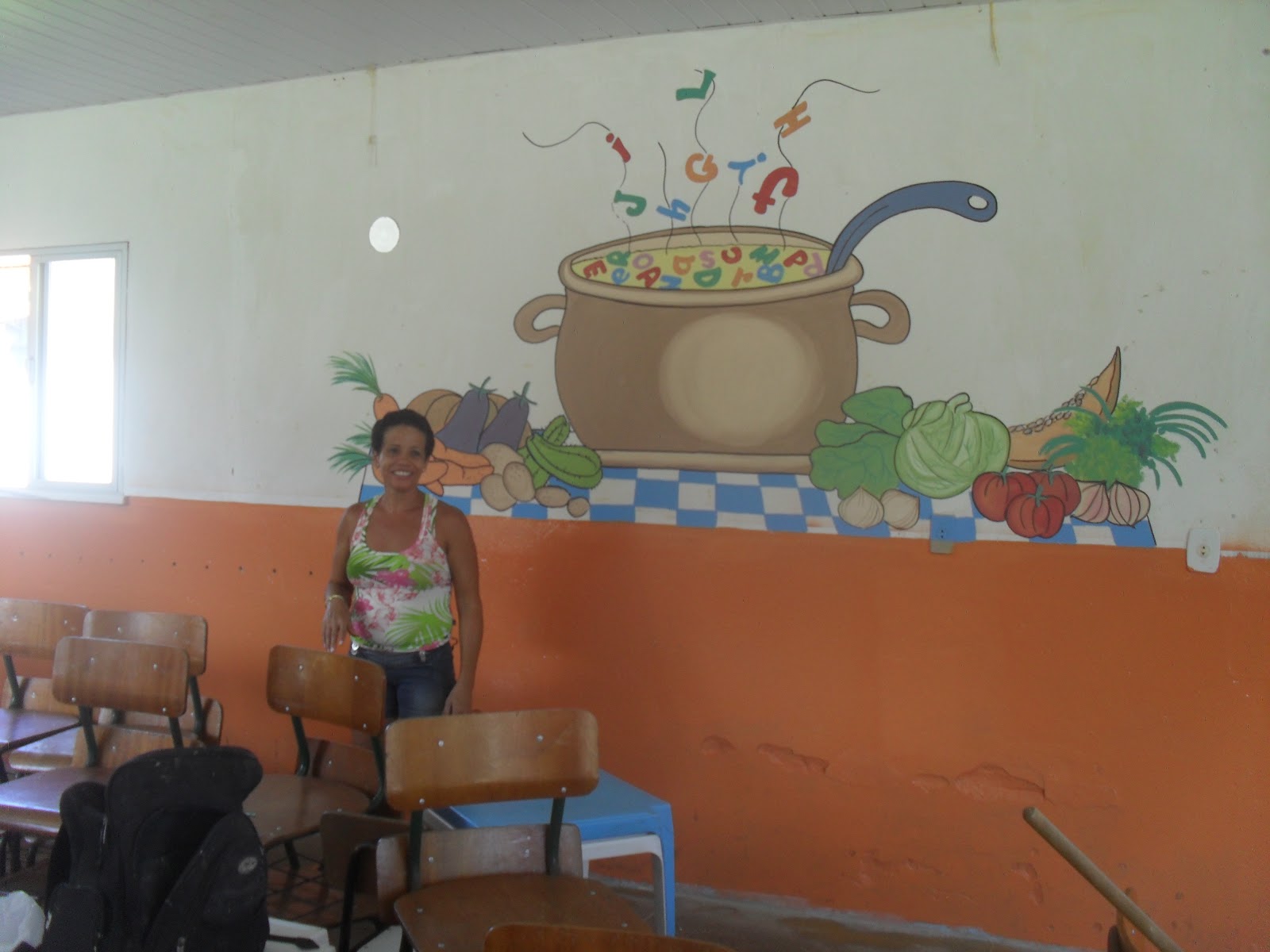 CRECHE DOM EDUARDO: REFEITÓRIO DA CRECHE - ANTES E DEPOIS