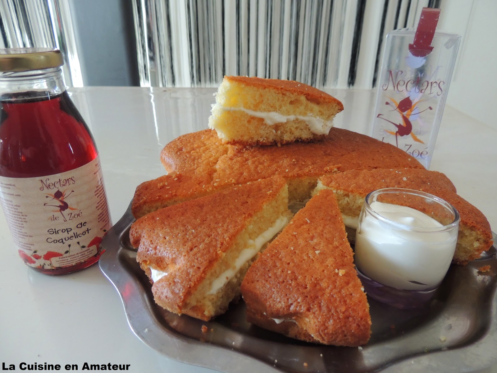 La cuisine en amateur de Maryline: Gâteau au yaourt et une chantilly ...