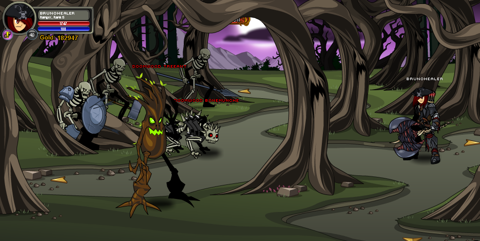 AQW News Brasil: Tutorial: DoomWood Forest