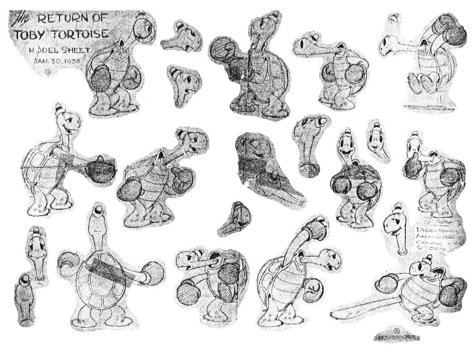 Craig Clark: More Disney Model sheets