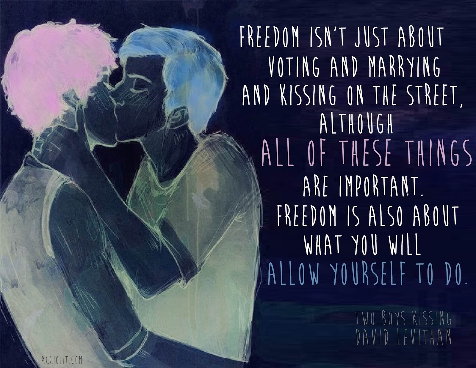 Accio Lit!: Two Boys Kissing by David Levithan