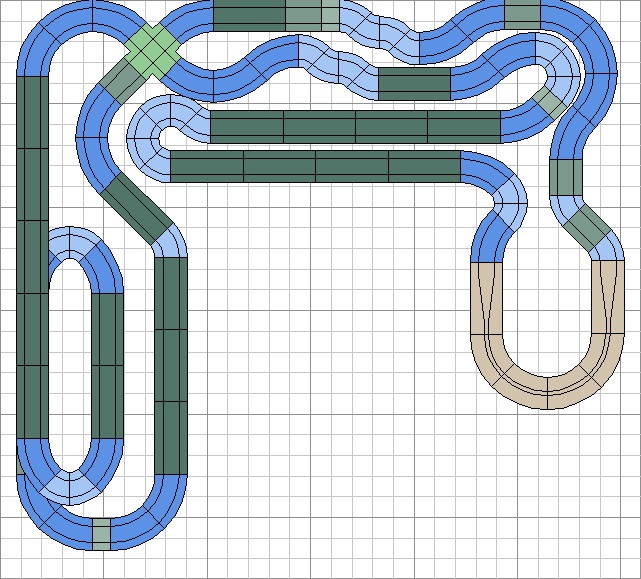 Slot Adictos - Dos opciones de diseño de circuito en U - Scratch & Building