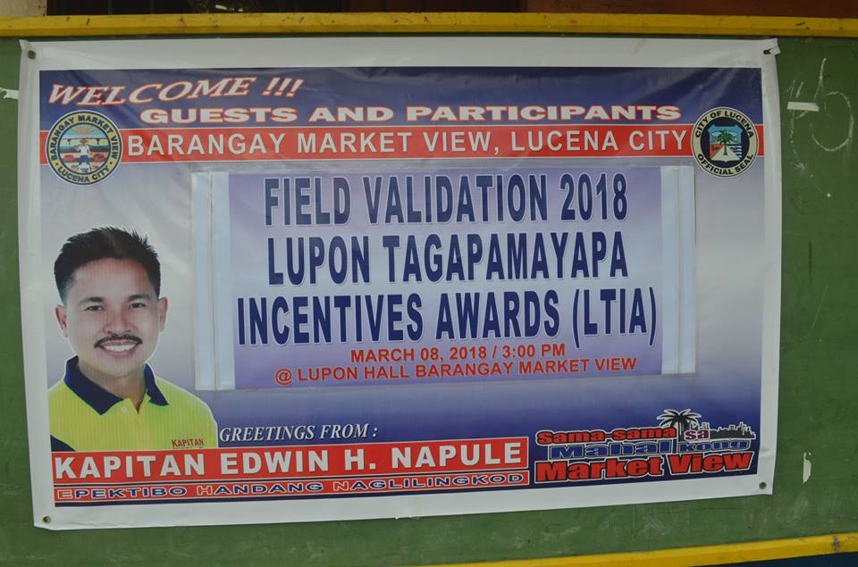 Brgy. Marketview nominado para sa Lupon Tagapamayapa Incentives Awards ...