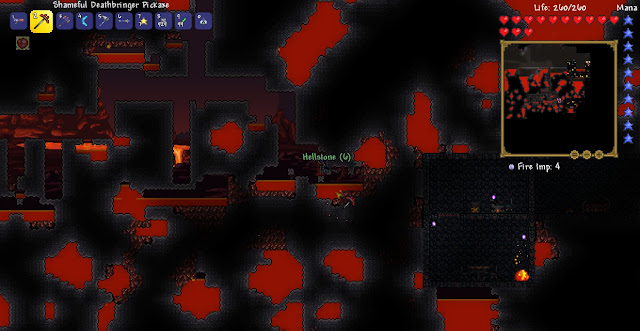 Opachii's Terraria Guides: Hellstone