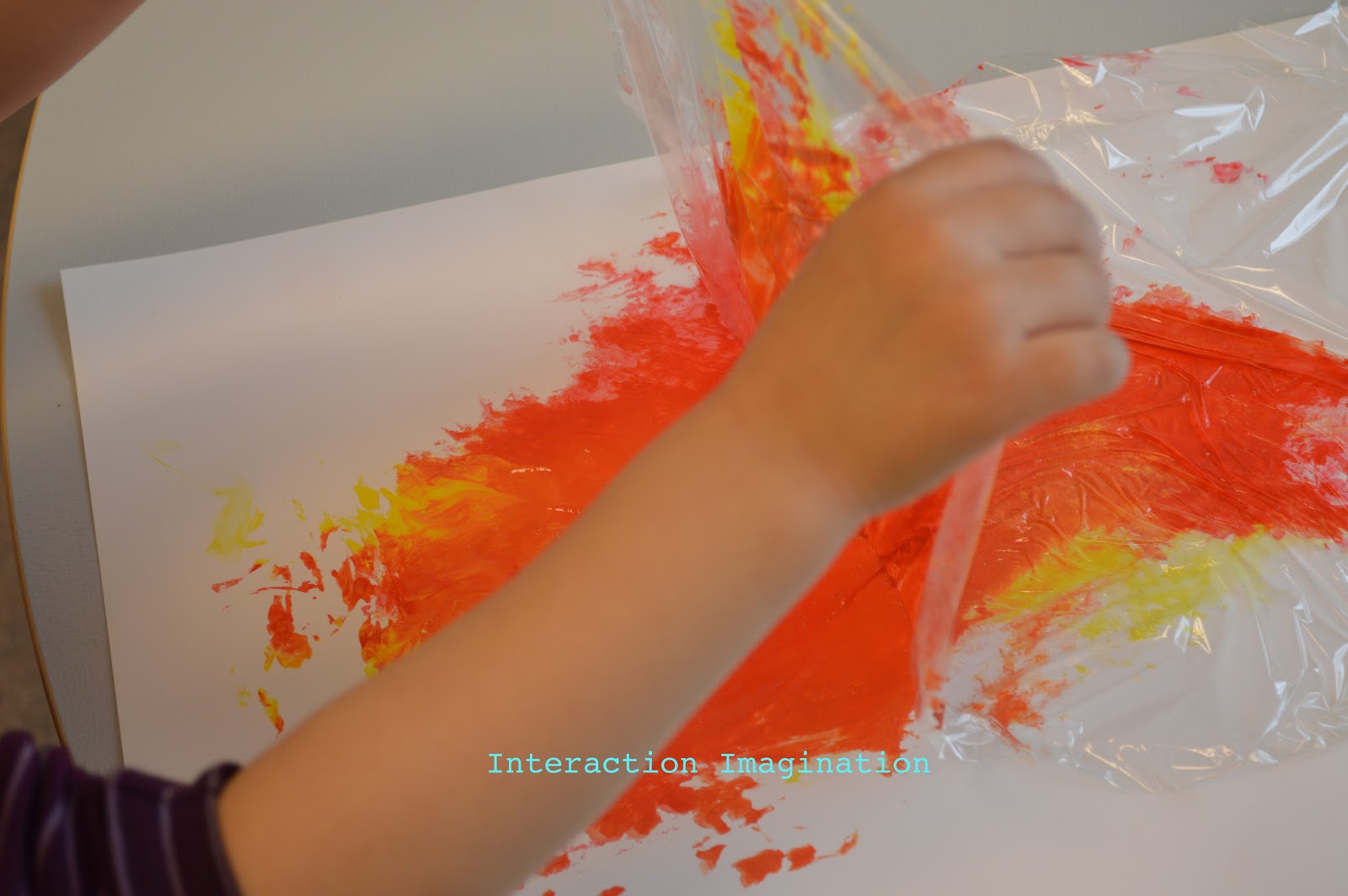 Interaction Imagination: Valborg/Walpurgis painting.... making fire ...