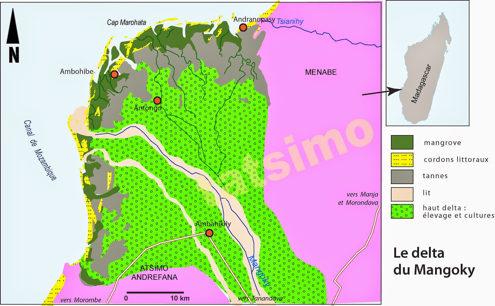 Tatsimo: Le delta du Mangoky ou Volirano