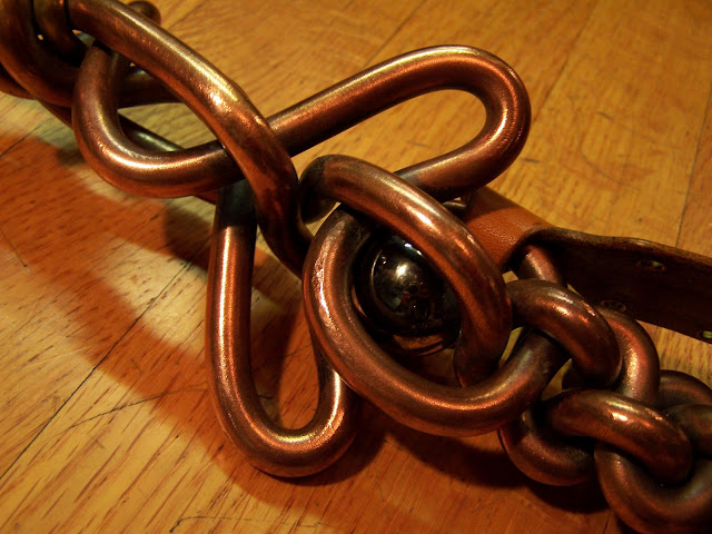 Moody's Garage: Braided Copper and Brass "Tire" Beater