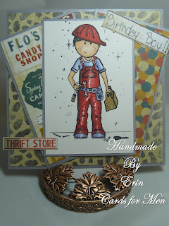 Cards for men: Challenge 1 - Men at Work