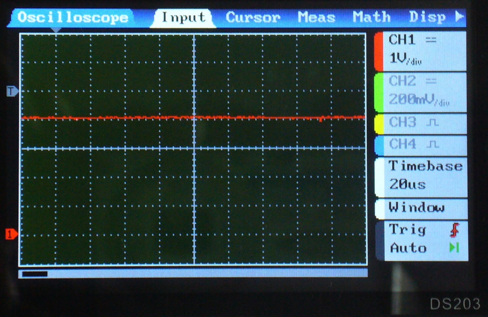 マーティーの工房日誌: 携帯オシロ DSO QUAD "DS203" 死んだのか？
