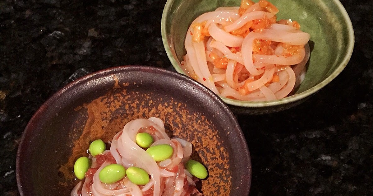 YOSHIKOlicious Beauty: Two Kinds of Squid Noodle (Ika Somen) イカそうめん2種