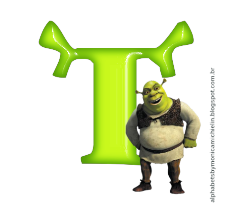 M. Michielin Alphabets: ALFABETO #SHREK (SHREK ALPHABETO PNG )