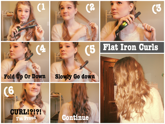 Mysteriously Gorgeous Tutorials: Flat Iron Curls