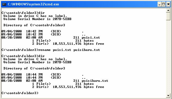 DOS (DISK OPERATING SYSTEM) | LEWAT SAMPING