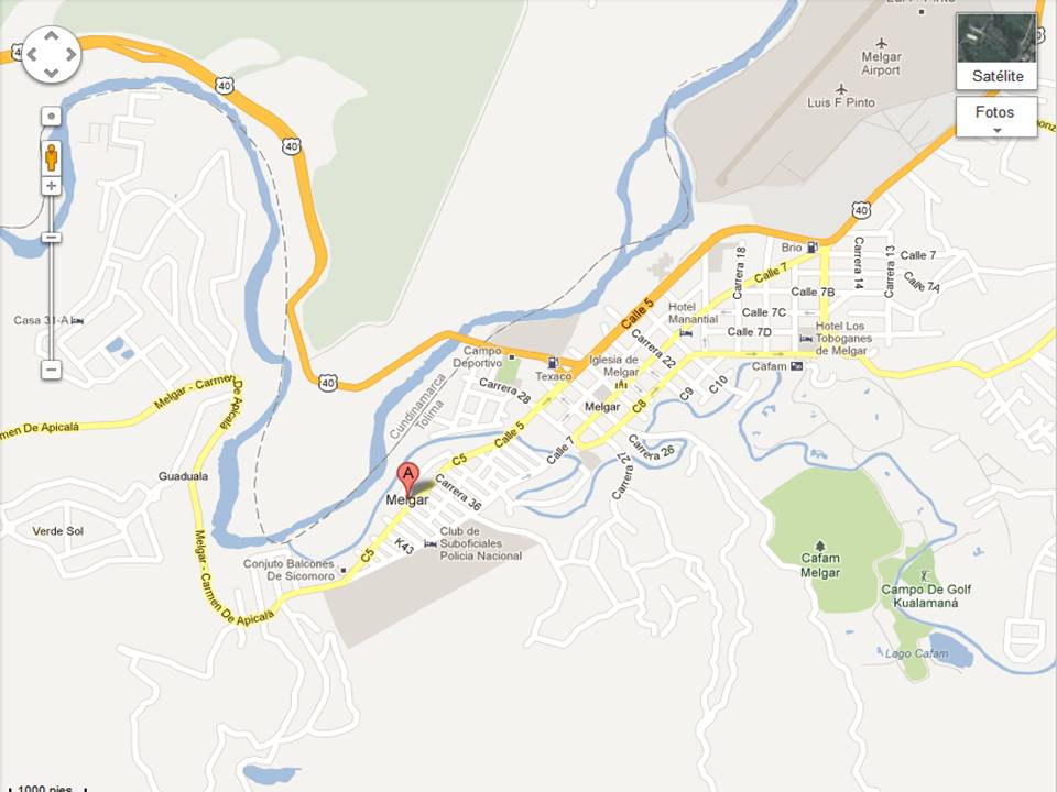 Melgar, Un Verano Eterno: Ubicación Geográfica
