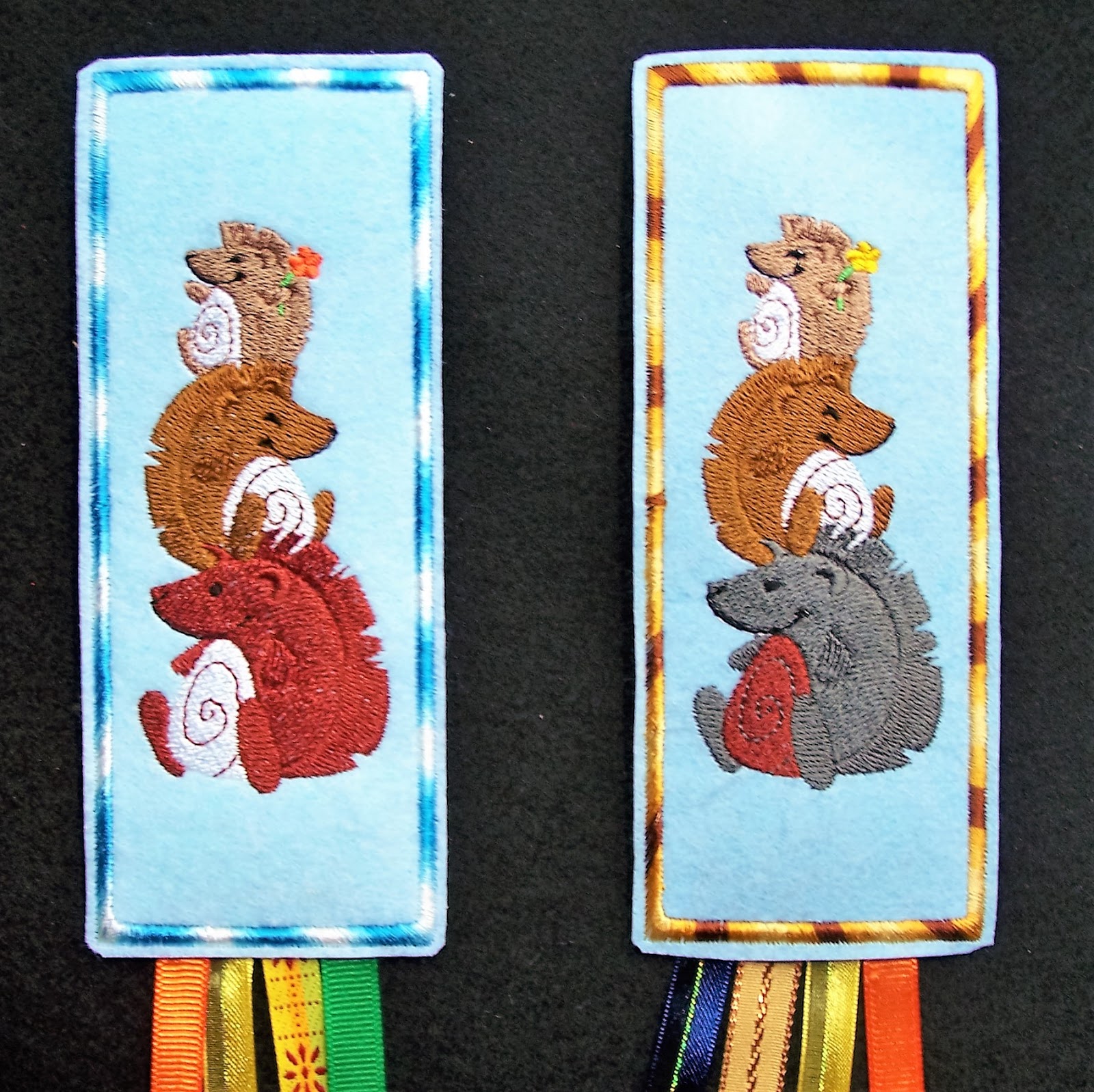 Be True Crafts: Seven More DIY Machine Embroidered Bookmarks