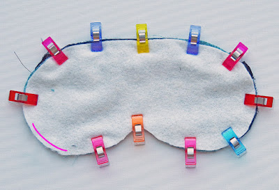 Pink Pony Design: Ruffled Sleep Mask - A Free Tutorial