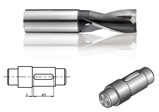 Milling Machine: Milling machine processing keyway (part 1)