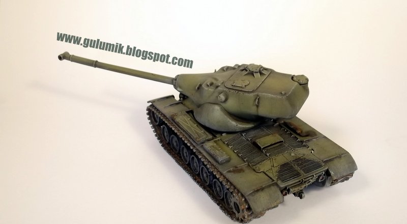 Gulumik Military Models: T-58 US Heavy Tank 1/72 - Gallery
