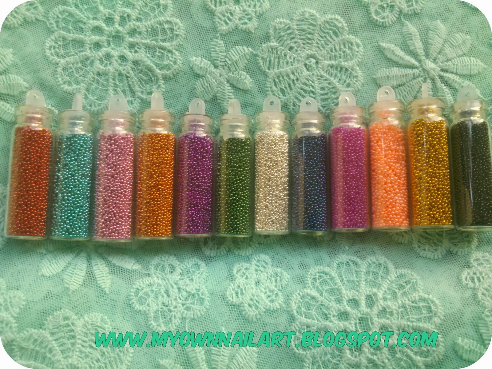 NOTD with Born Pretty Micro Beads set | Nail Mania