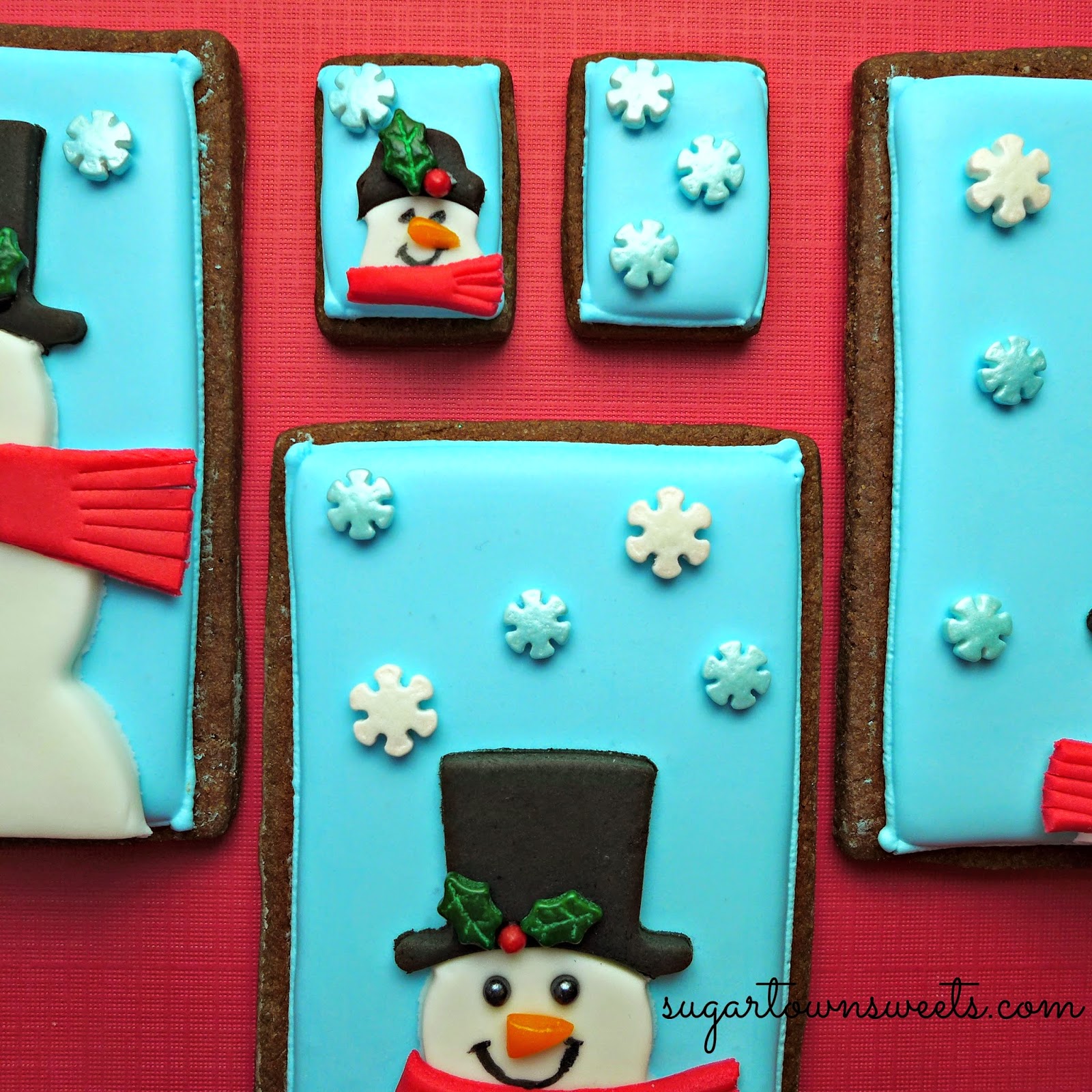 Sugartown Sweets: Snowman Cookies!