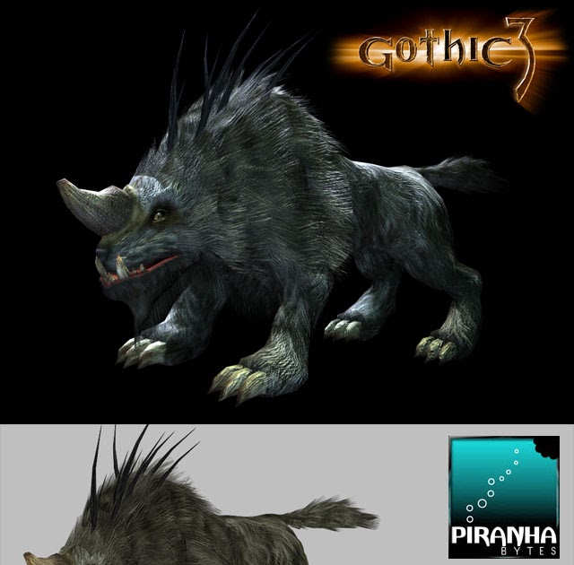 Monsters & Beasts Database: Shadowbeast (Gothic 3 design)