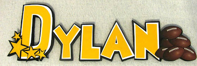 Lightyear Designs~ Custom Wood Name Signs: Dylan (MU and sports)