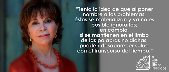 LAS 20 MEJORES FRASES DE ISABEL ALLENDE - EL CLUB DE LOS LIBROS PERDIDOS