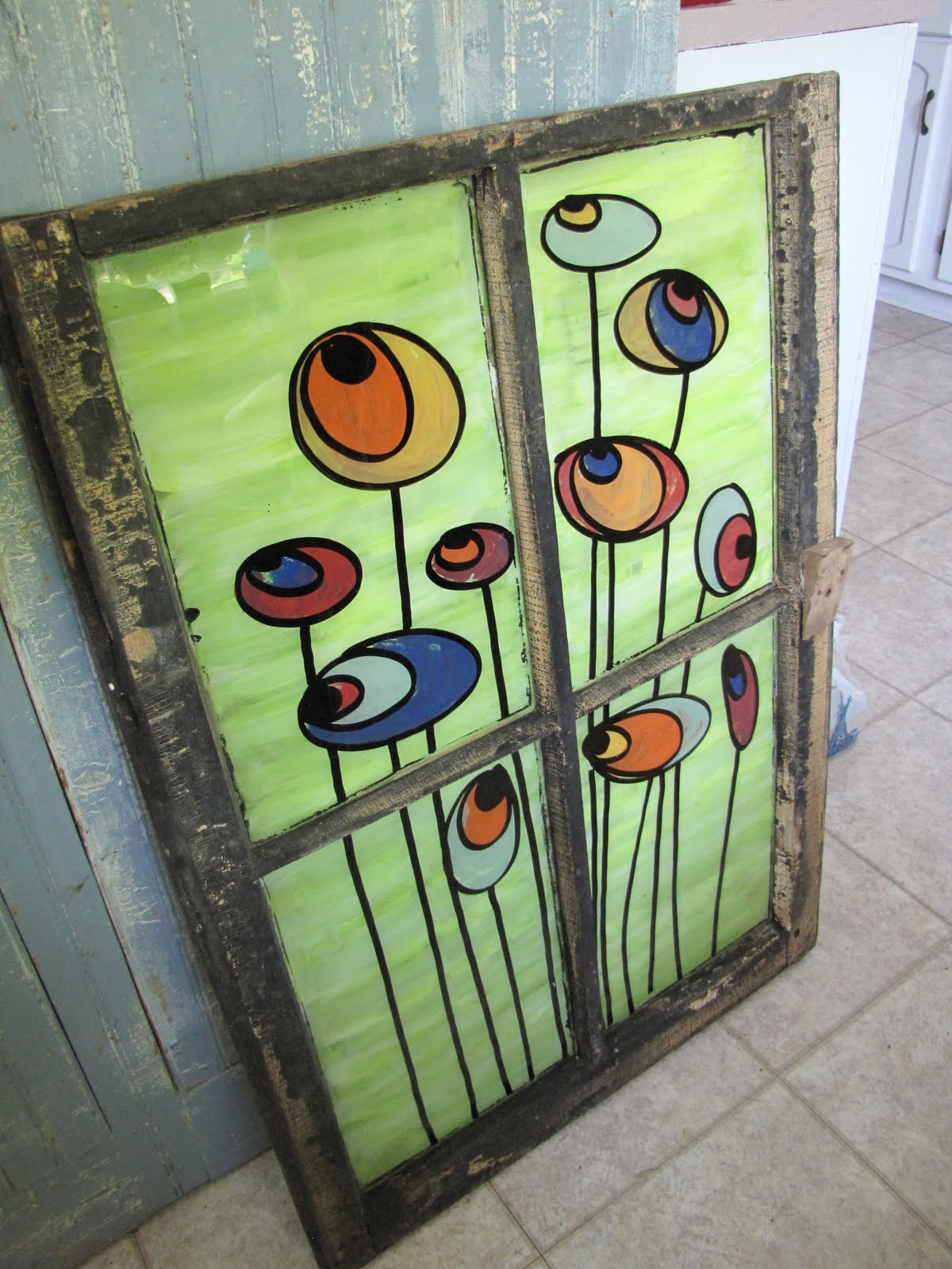Creative Genius Art: Window Paintings (sold)
