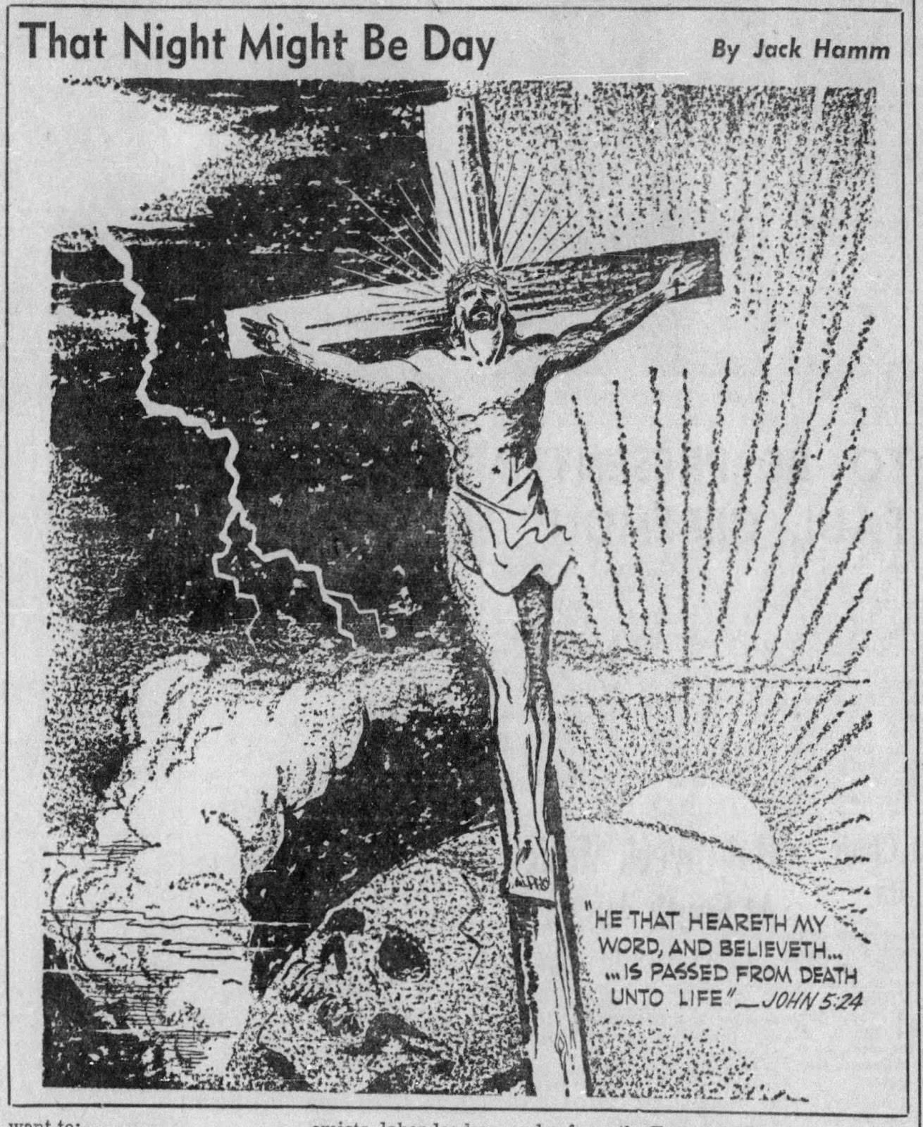 Family Bible Storytelling Media: Classic Jack Hamm Cartoon: "That Night ...