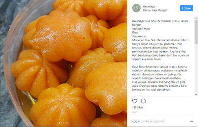 Kue Bolu Berendam Makanan Khas Raja Indragiri - RiauMagz