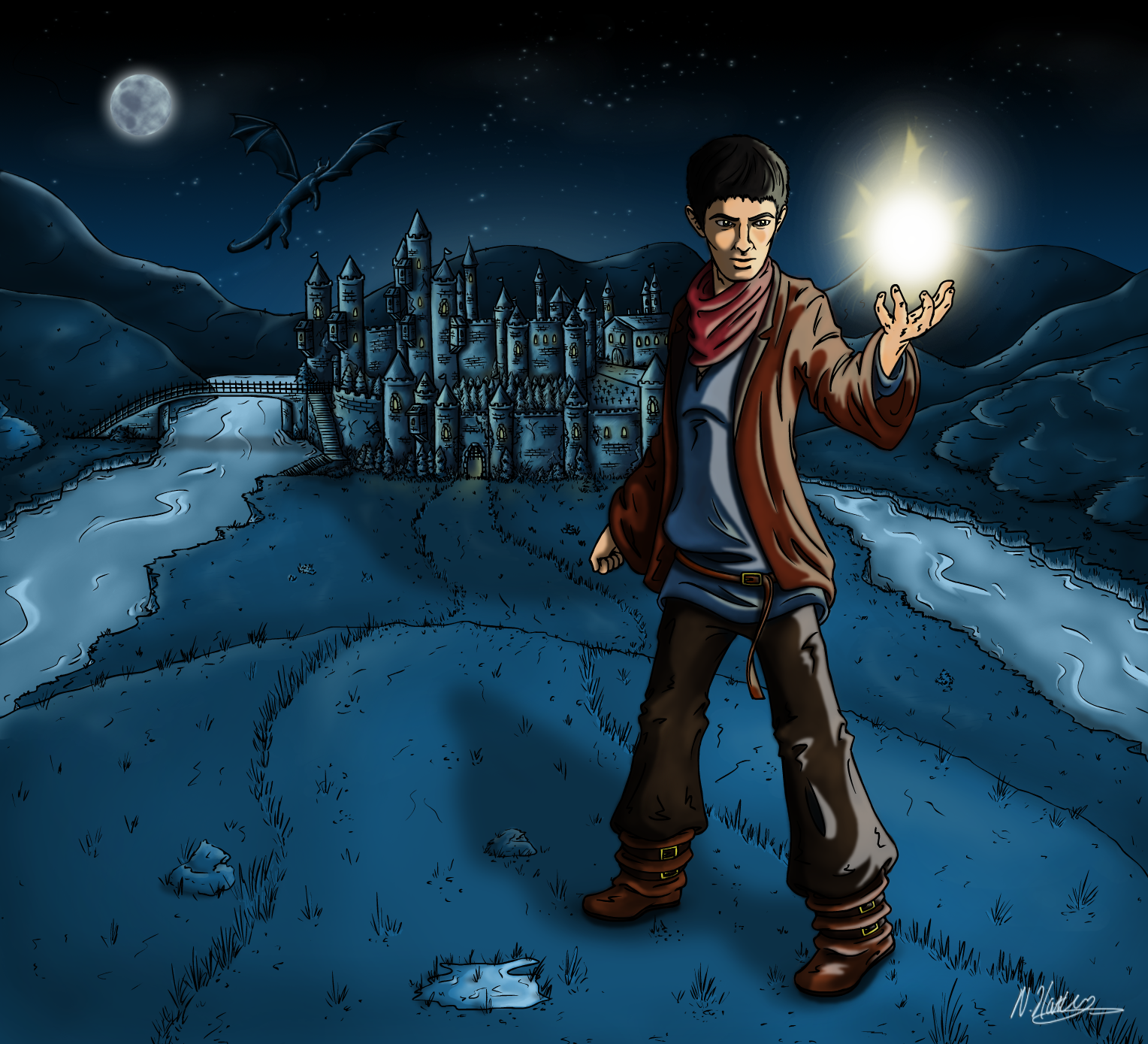 Nicola Hartley Art and Animation: Merlin and Camelot. Inspired by the ...