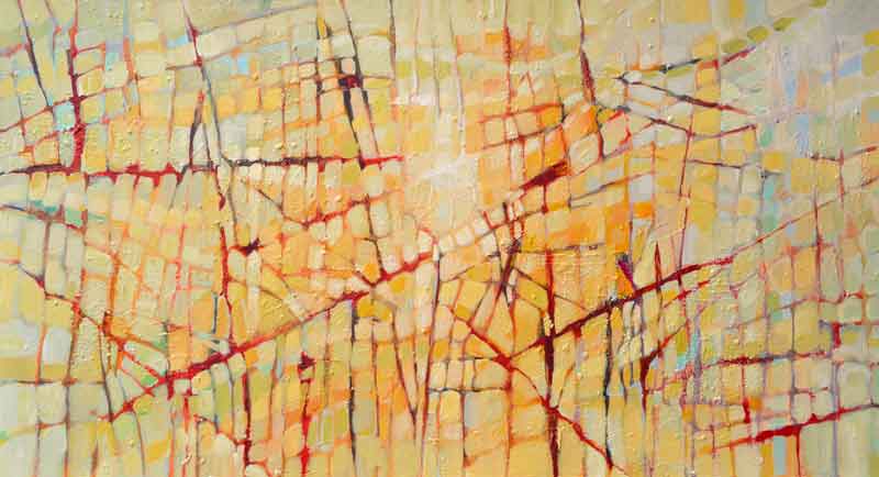 Daily Painters Abstract Gallery: Making Connections - Original Abstract ...