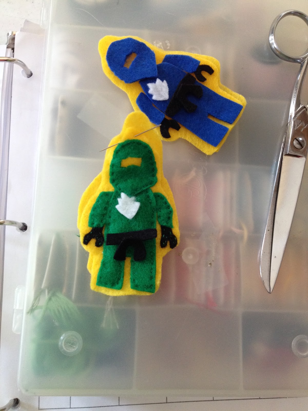Kate's Great Crafts: Iron Craft Challenge #24: Lego Ninjago Ornaments