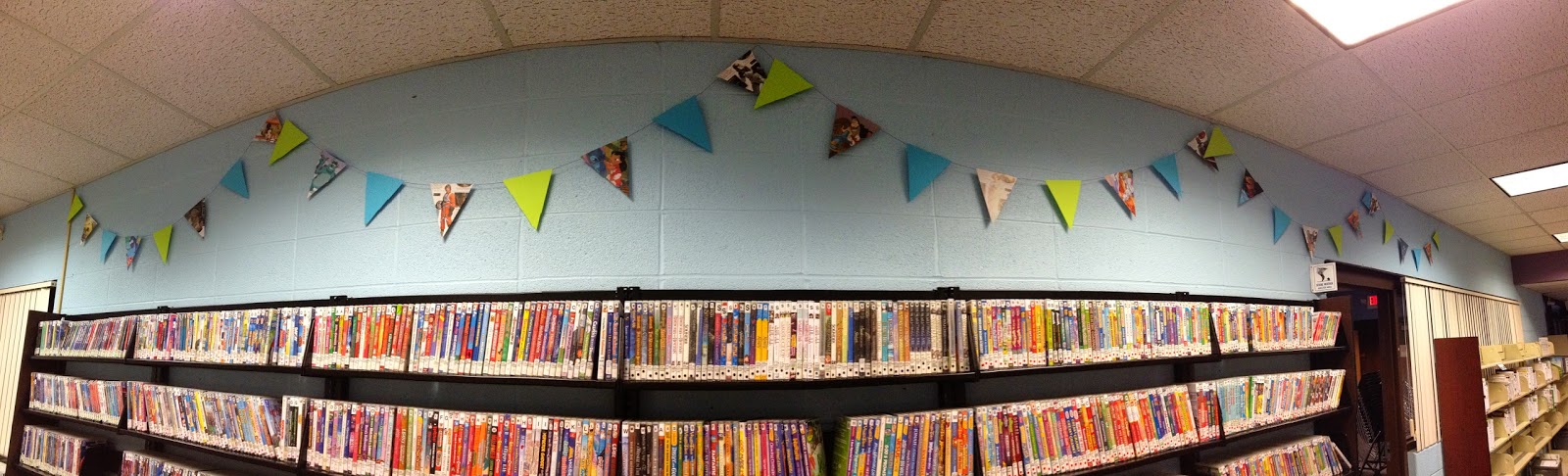 The Show Me Librarian: Recycled Book Bunting
