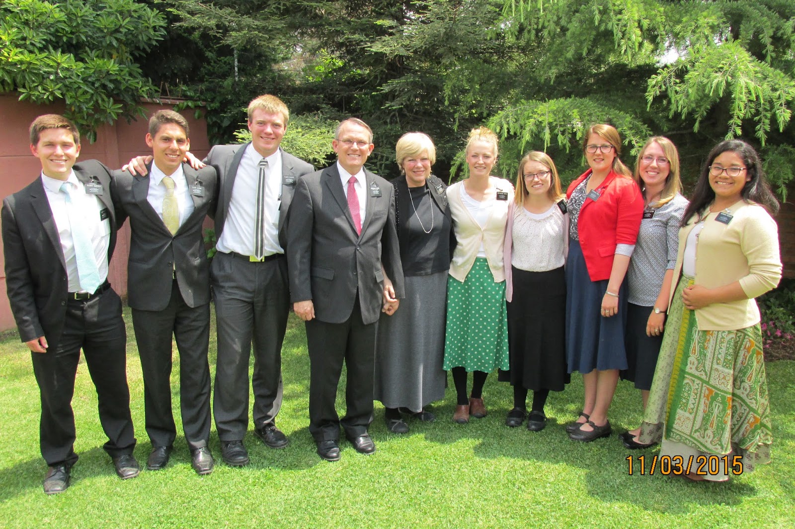 The Warnes in the Chile Rancagua Mission: 2015