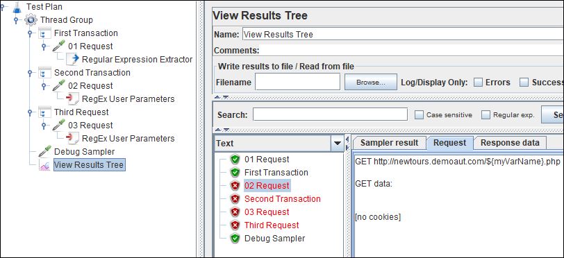 JMeter - RegEx User Parameters - Example | Use JMeter - RegEx User Parameters - Example | Use