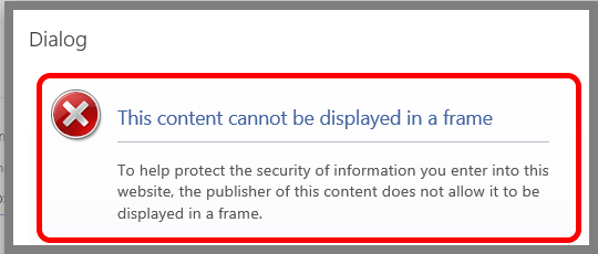 Image Cannot Be Displayed