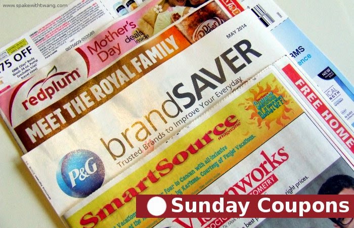 Spake With Twang: Sunday Newspaper Insert Coupons (Knoxville Area)