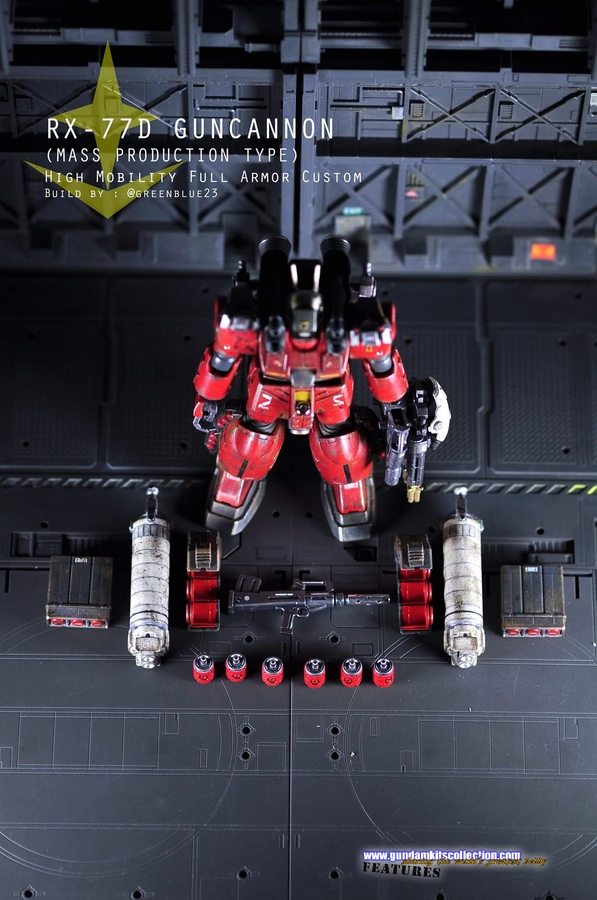 Custom Build: 1/144 Assault Guncannon - High Mobility Full Armor Custom