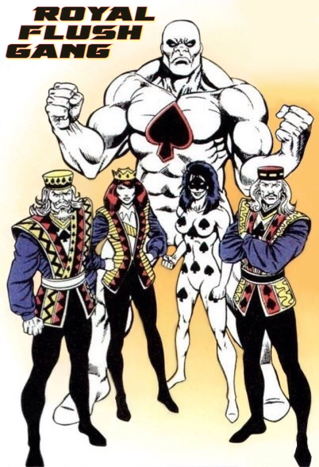 Mayfair DC Heroes Character Database: Royal Flush Gang