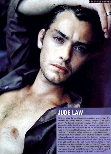 Archive Only: Visit Wilde Designs: Hottie of the Week: Jude Law