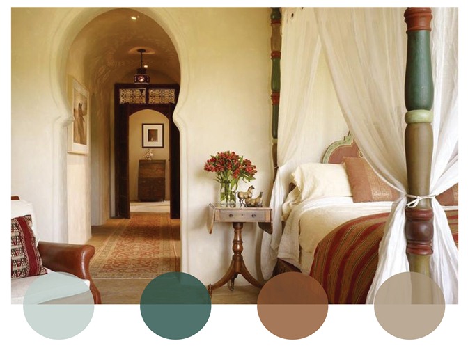 belle maison: Color Palette Inspiration :: Teal & Rust